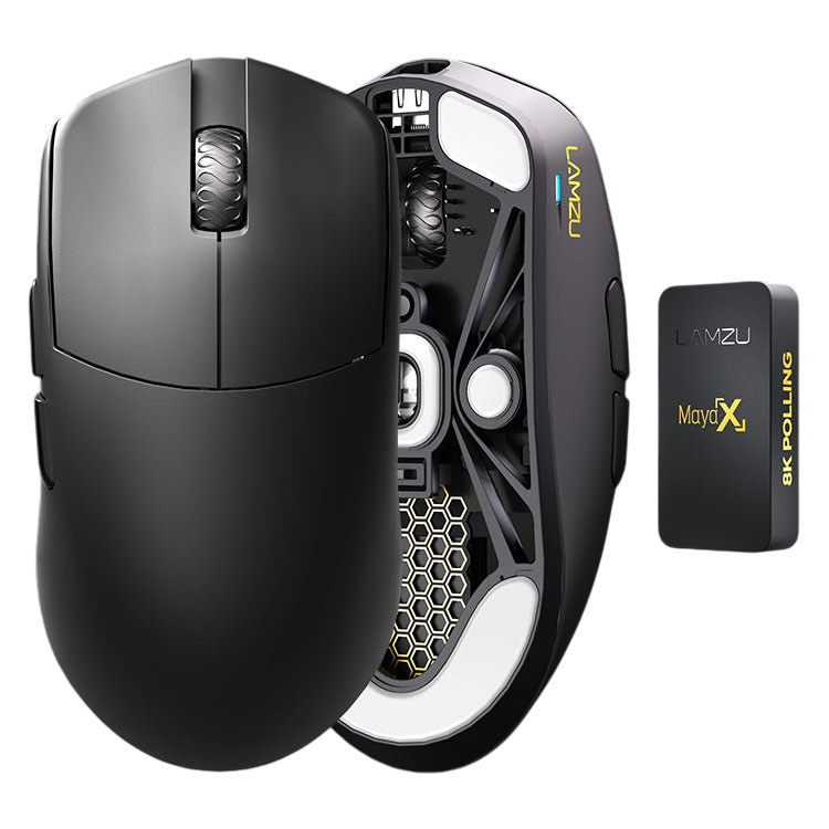 Buy Lamzu Maya X 8K Dual Mode Wireless Gaming Mouse Black [MSLZMAYAXBK ...