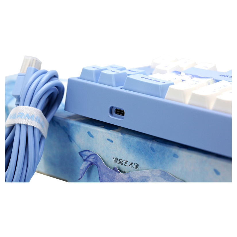 Buy Ducky MIYA Pro Sea Melody LED Mech Keyboard Cherry Silent Red ...