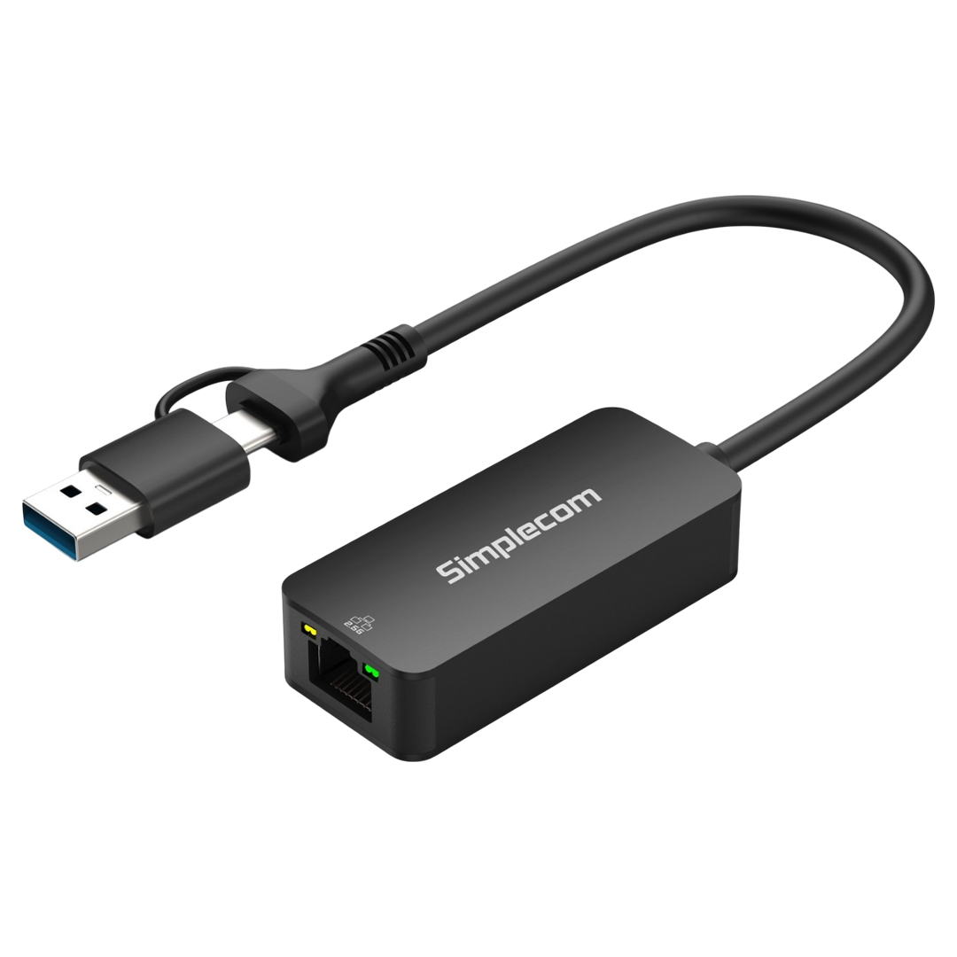 Buy Simplecom NU405 USB-C and USB-A to 2.5G Ethernet Network Adapter [NU405C] | PC Case Gear ...