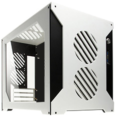 Buy Parvum Systems S2.0 Micro ATX Case White/Black [PARV-S20-WHBLACK ...