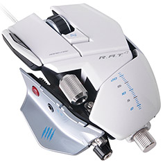 Buy Saitek Cyborg R.A.T. 7 Gaming Mouse Glossy White [PCAC7GM03859 ...
