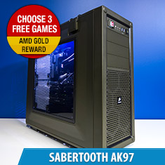 Buy PCCG Sabertooth AK97 CrossFire Gaming System [PCCG-SABERAK97CF ...