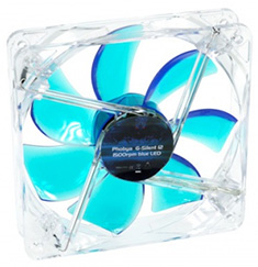 Buy Phobya G-Silent 12 120mm Blue Fan [PH-78306] | PC Case Gear Australia