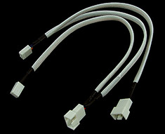 Buy Phobya 4Pin PWM to 2x4Pin PWM and 1x3Pin 30cm UV White [PH-81055 ...