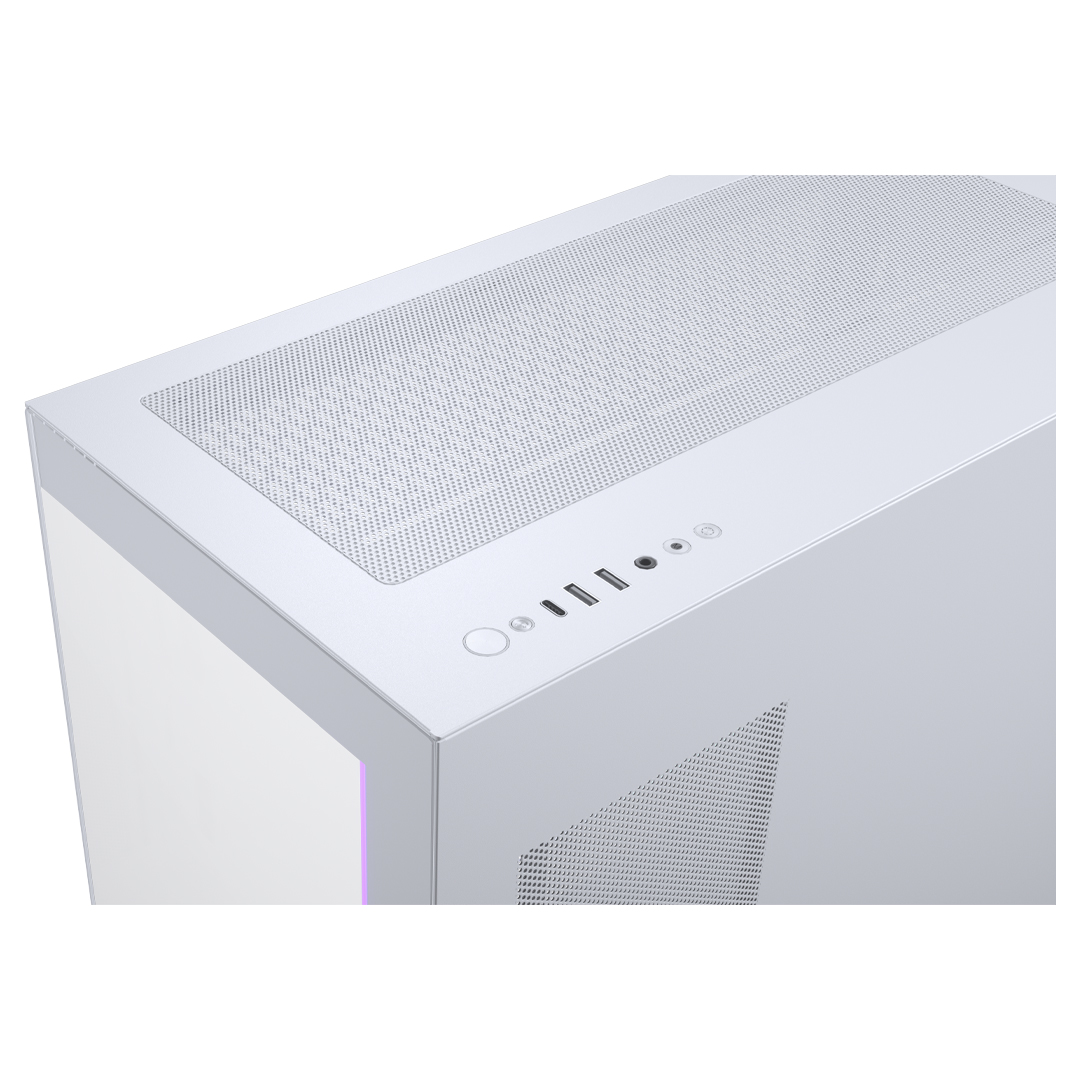Buy Phanteks NV5S Tempered Glass Case Matte White [PH-NV523S_DMW01 ...