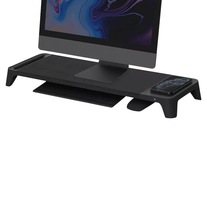 Buy Pout Eyes6 Monitor Stand with Wireless Charger [POUT-01801B] | PC ...