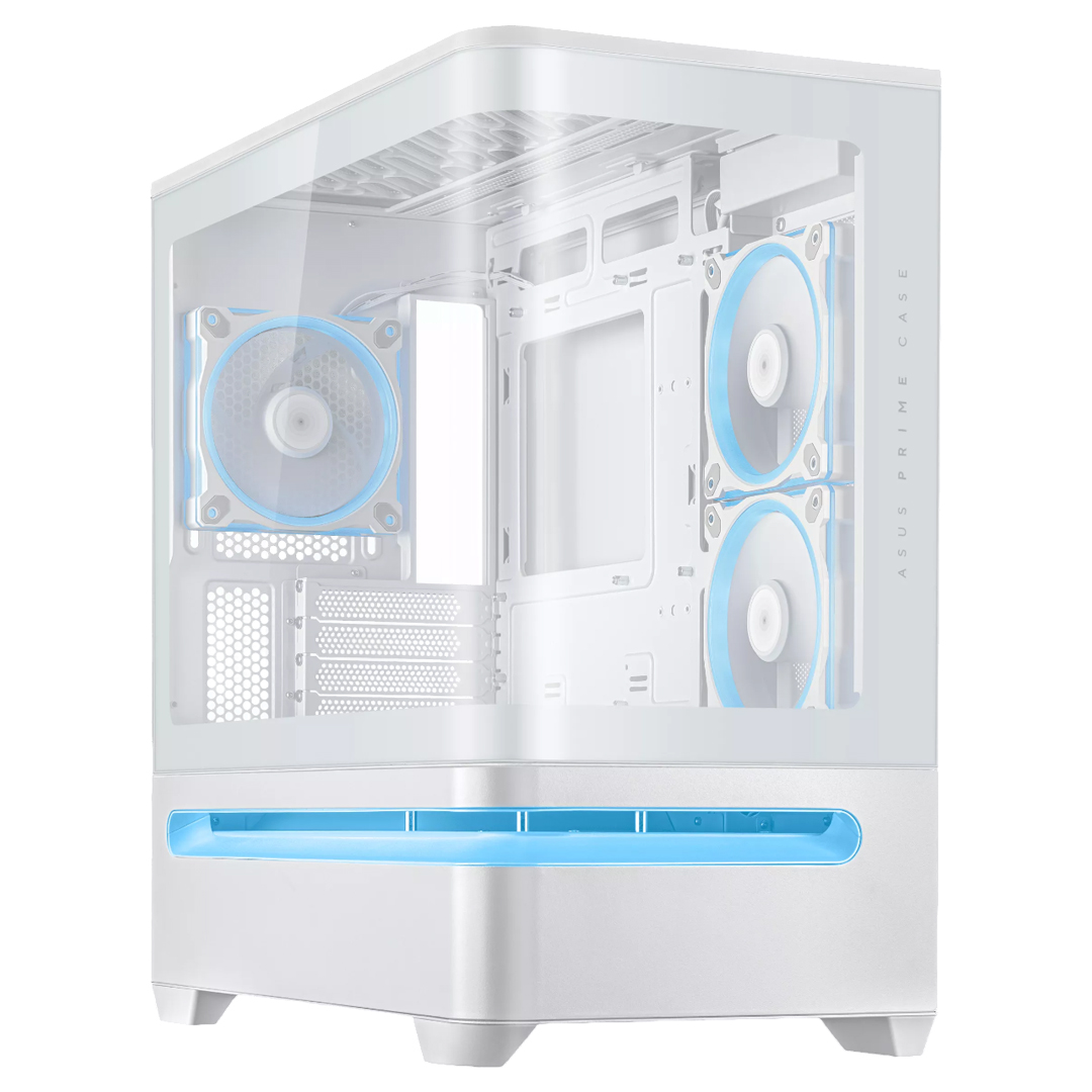 Buy ASUS Prime AP202 ARGB mATX Tempered Glass Case White [PRIME-AP202 ...