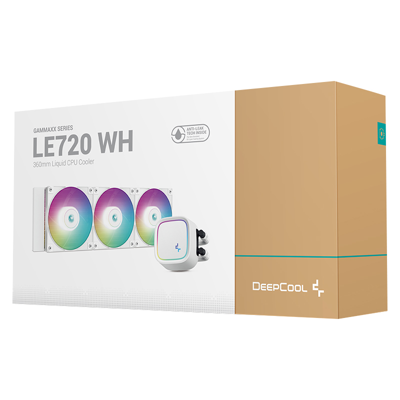 Buy Deepcool LE720 360mm ARGB AIO Liquid CPU Cooler White [R-LE720 ...