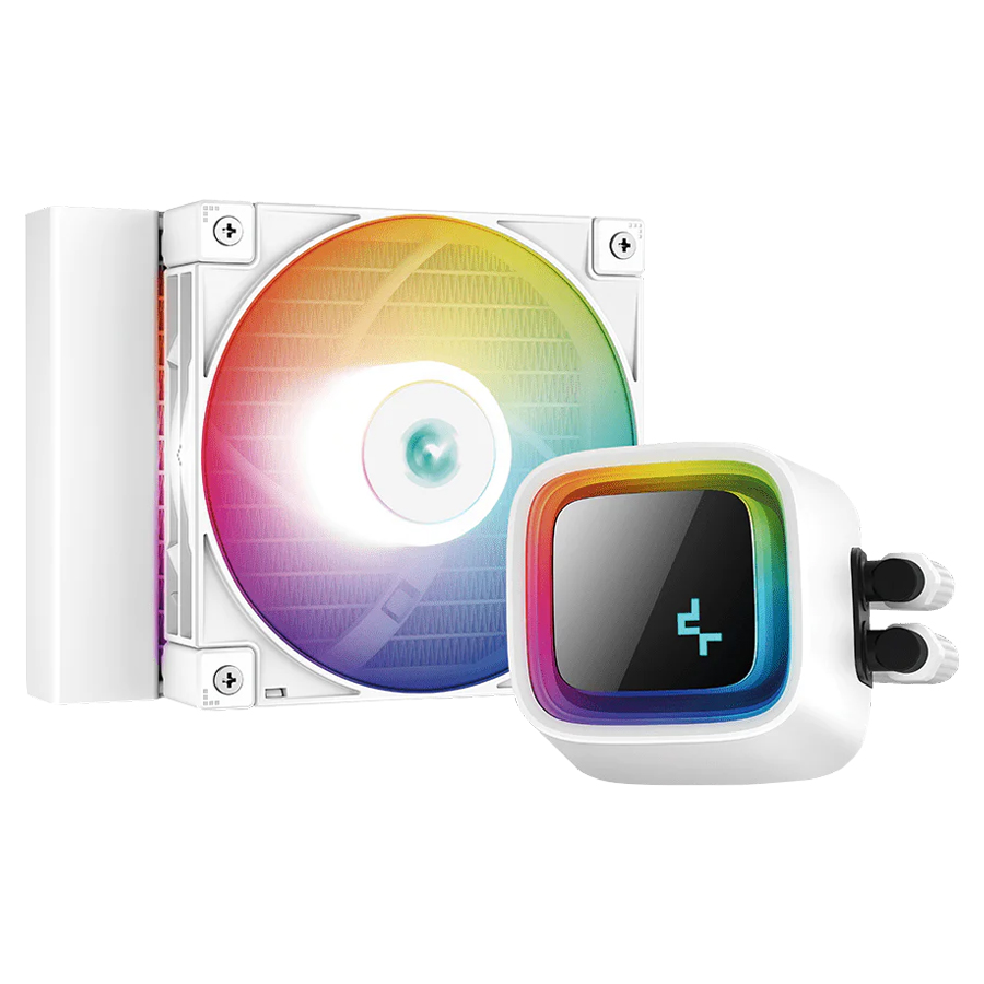 Buy Deepcool LS320 120mm ARGB AIO Liquid CPU Cooler White (Open Box) [EXD-R-LS320-WHAMMT-G-1 ...