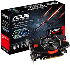 Buy ASUS Radeon R7 250X 1GB [R7250X-1GD5] | PC Case Gear Australia