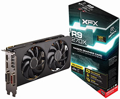 Buy XFX Radeon R9 270X Double Dissipation 2GB [R9-270X-CDJ4] | PC Case ...