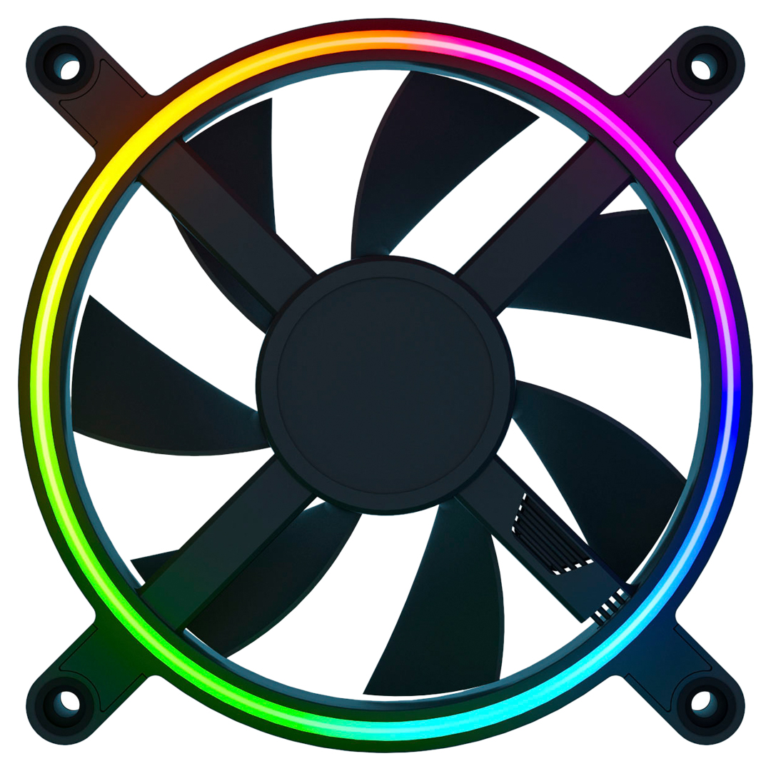 Buy Razer Kunai Chroma 120mm Fan 3 Pack [RC21-01810100] | PC Case Gear ...