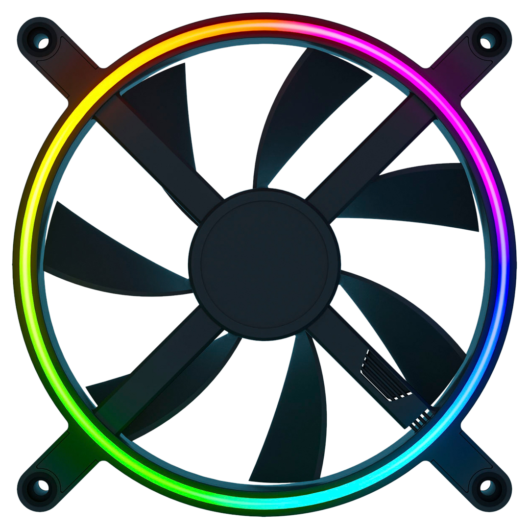 Buy Razer Kunai Chroma 140mm Fan 3 Pack [RC21-01810200] | PC Case Gear ...
