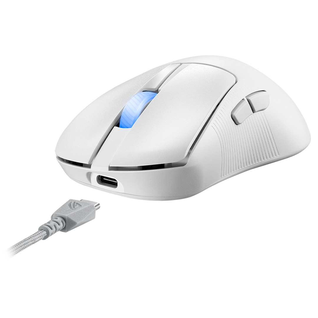 Buy ASUS ROG Keris II Ace Wireless Gaming Mouse Moonlight White [ROG ...