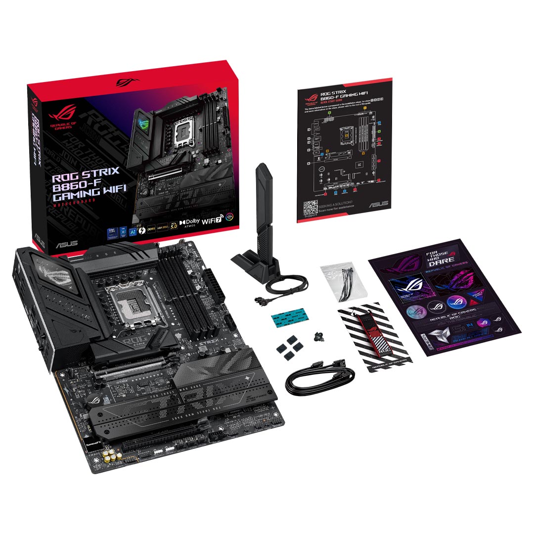Buy ASUS ROG Strix B860-F WiFi 7 DDR5 Motherboard [ROG-STRIX-B860-F-GAMING-WIFI] | PC Case Gear ...