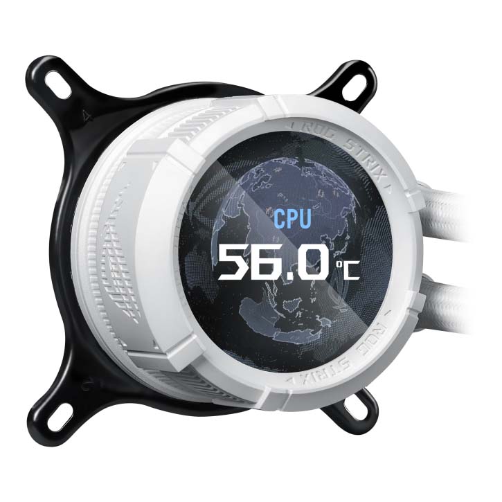 Buy ASUS ROG Strix LC III 360 ARGB LCD AIO Liquid CPU Cooler White [ROG ...
