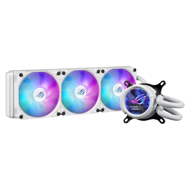 Buy ASUS ROG Strix LC III 360 ARGB LCD AIO Liquid CPU Cooler White [ROG ...