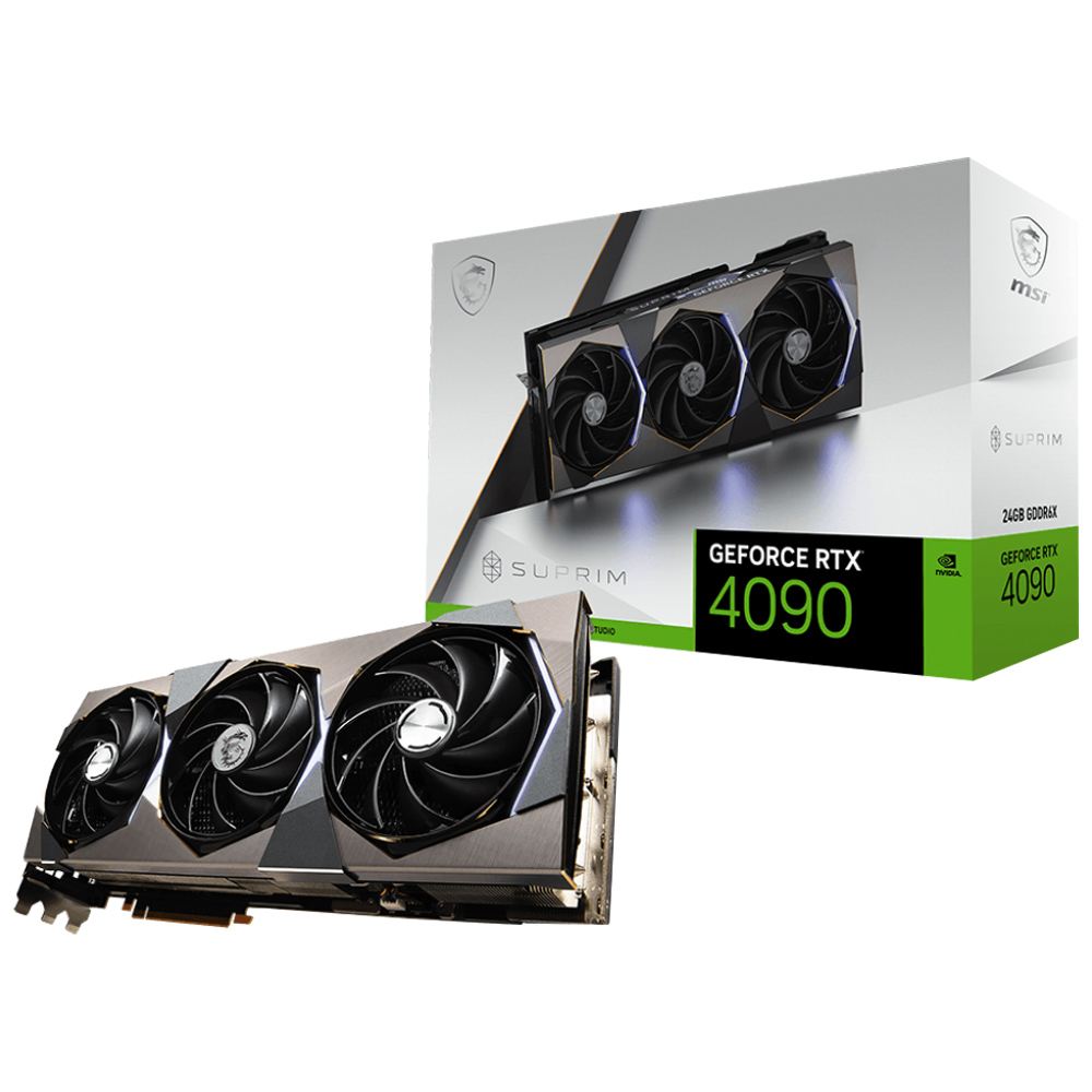 Buy MSI GeForce RTX 4090 Suprim 24GB [RTX-4090-SUPRIM-24G] | PC Case ...