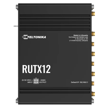 Buy Teltonika RUTX12 Dual LTE CAT 6 Industrial Cellular Router [RUTX12 ...