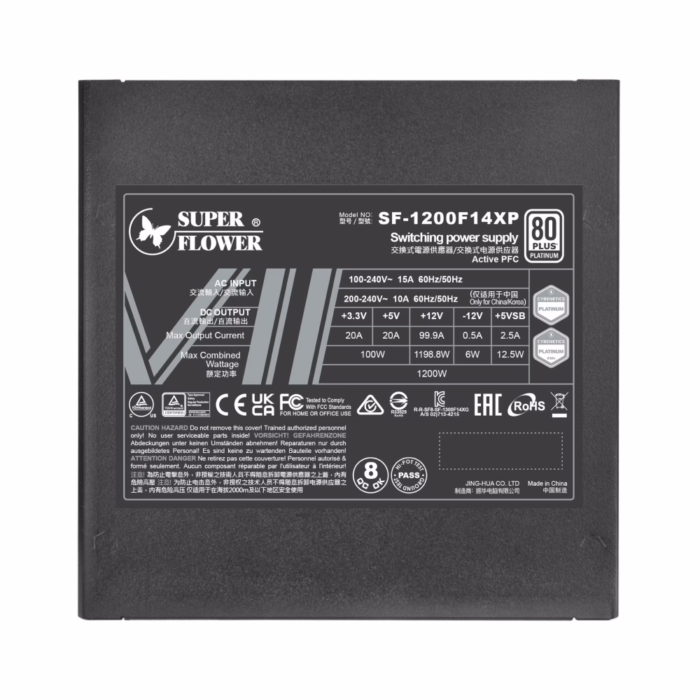 Buy Super Flower Leadex VII Platinum Pro ATX 3.1 1200W Power Supply [SF ...