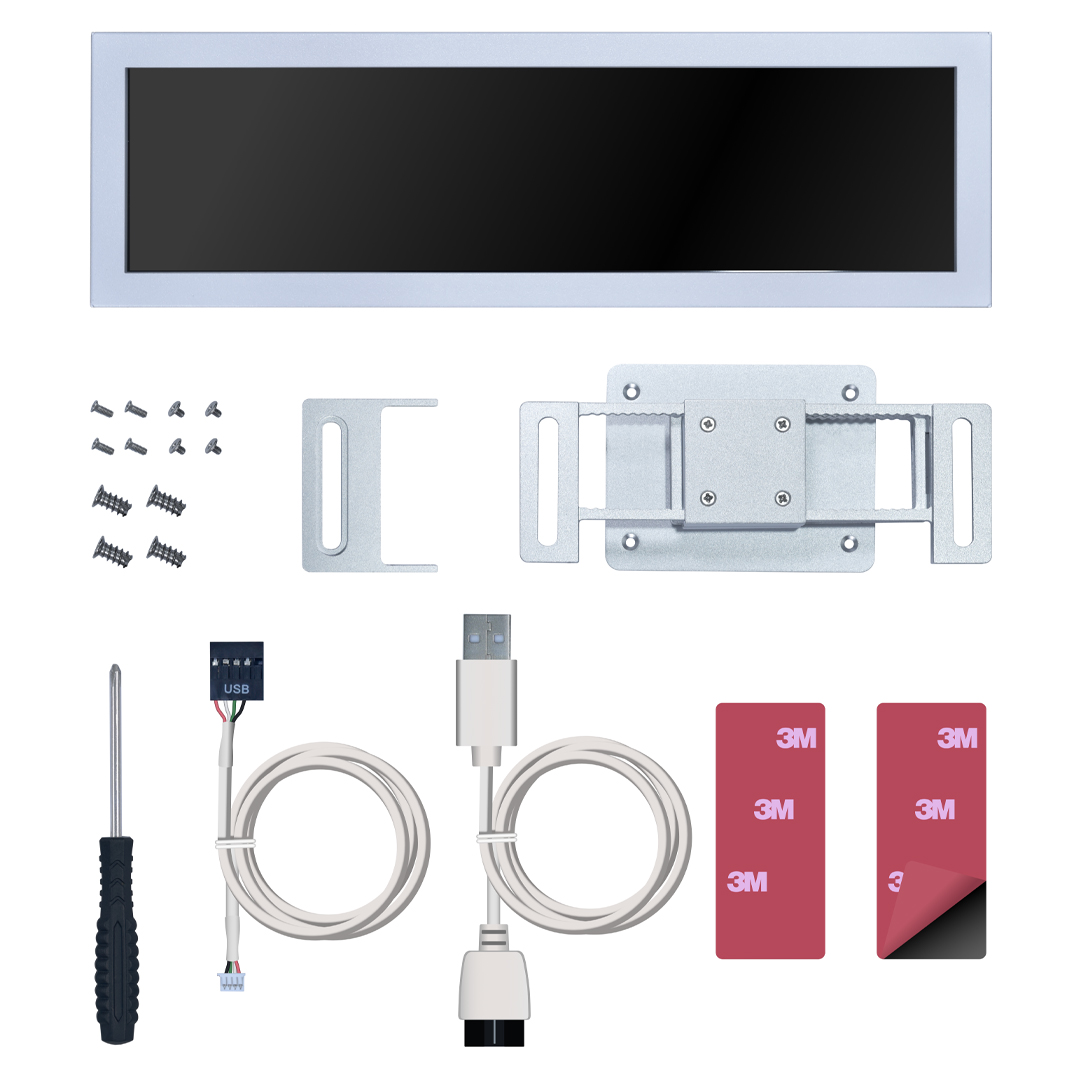 Buy Lian Li 8.8in Universal Screen White [SM088W] | PC Case Gear Australia