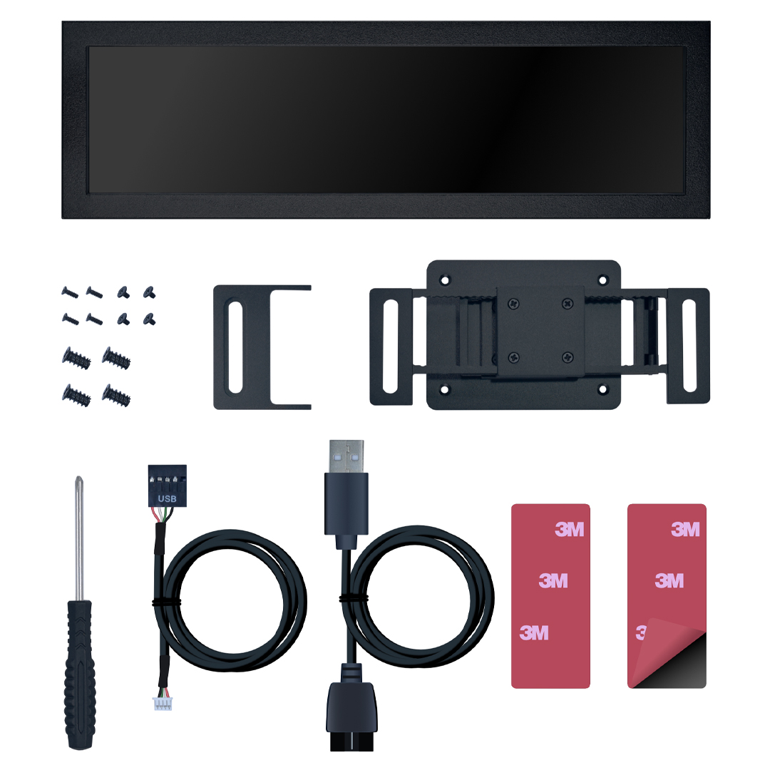 Buy Lian Li 8.8in Universal Screen Black [SM088X] | PC Case Gear Australia