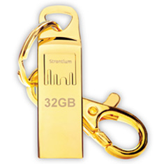 Buy Strontium 32GB USB Flash Drive Ammo Series Gold [SR32GGDAMMO] | PC ...
