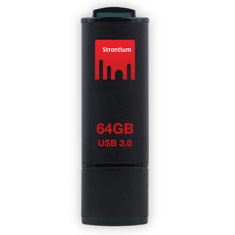 Buy Strontium 64GB Jet Series USB 3.0 Flash Drive Black [SR64GBBJET ...