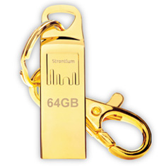 Buy Strontium 64GB USB Flash Drive Ammo Series Gold [SR64GGDAMMO] | PC ...