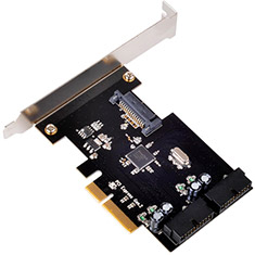Buy SilverStone ECU01 USB 3.0 PCI-E Card [SST-ECU01] | PC Case Gear ...