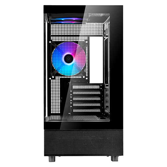 Buy SilverStone LD04 M-ATX Panoramic Tempered Glass View Case Black [SST-LD04-B-ARGB] | PC Case ...