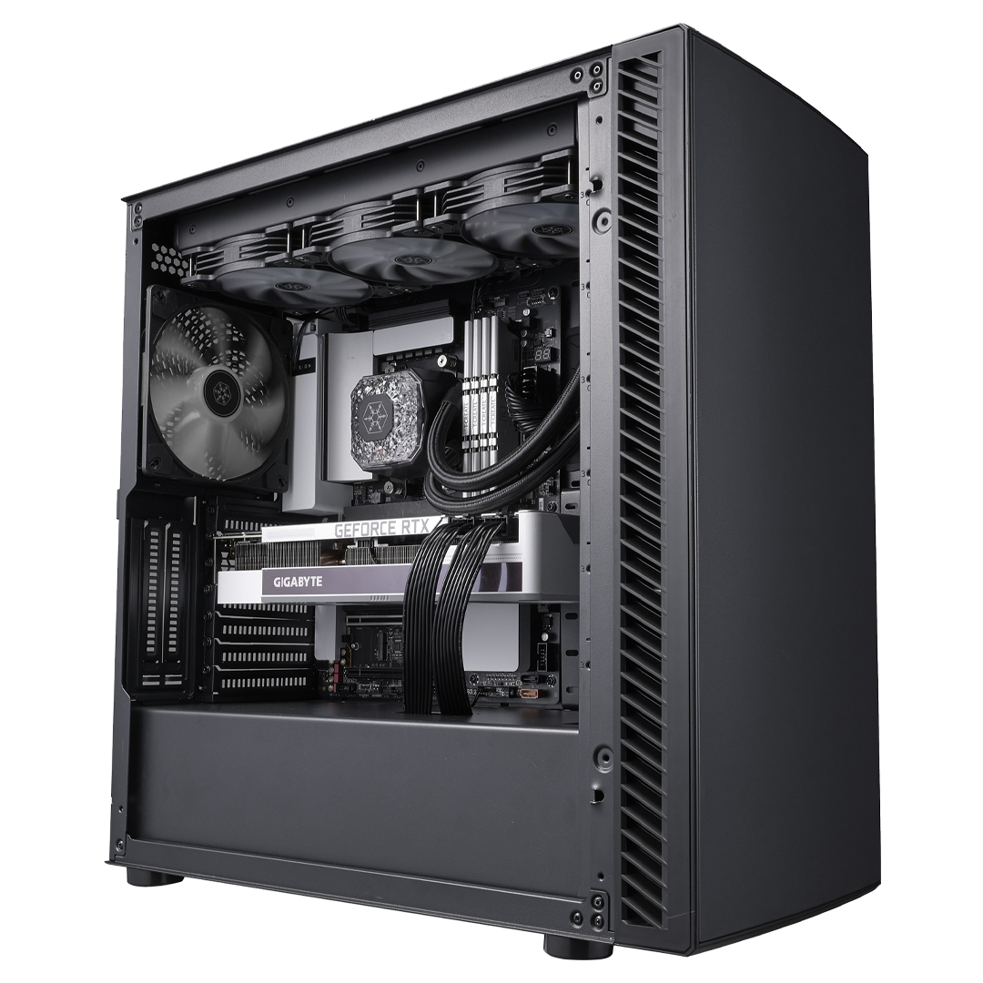 Buy SilverStone SETA Q1 Silent Mid Tower Case Black [SST-SEQ1B] | PC ...