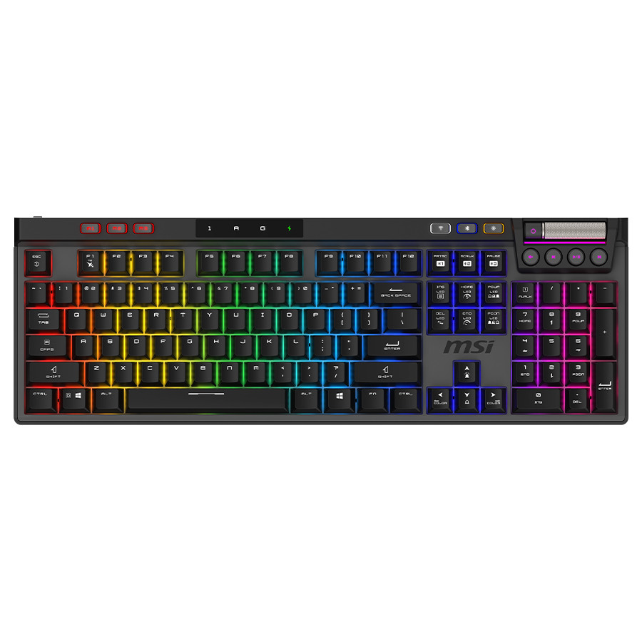 Buy MSI STRIKE PRO Wireless Gaming Keyboard Silent Tactile Switch ...