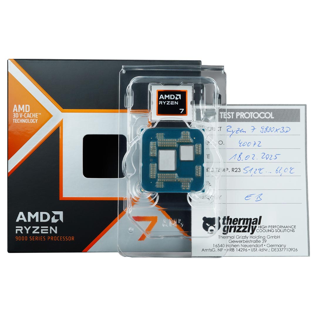 Buy AMD Ryzen 7 9800X3D Processor Delidded by Thermal Grizzly [TG-DEL ...