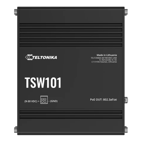 Buy Teltonika TSW101 Automotive 5 Ports POE+ Switch [TSW101] | PC Case ...