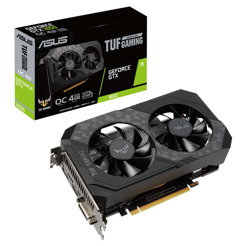 Buy ASUS TUF Gaming GeForce GTX 1650 OC Edition 4GB [TUF-GTX1650-O4GD6 ...