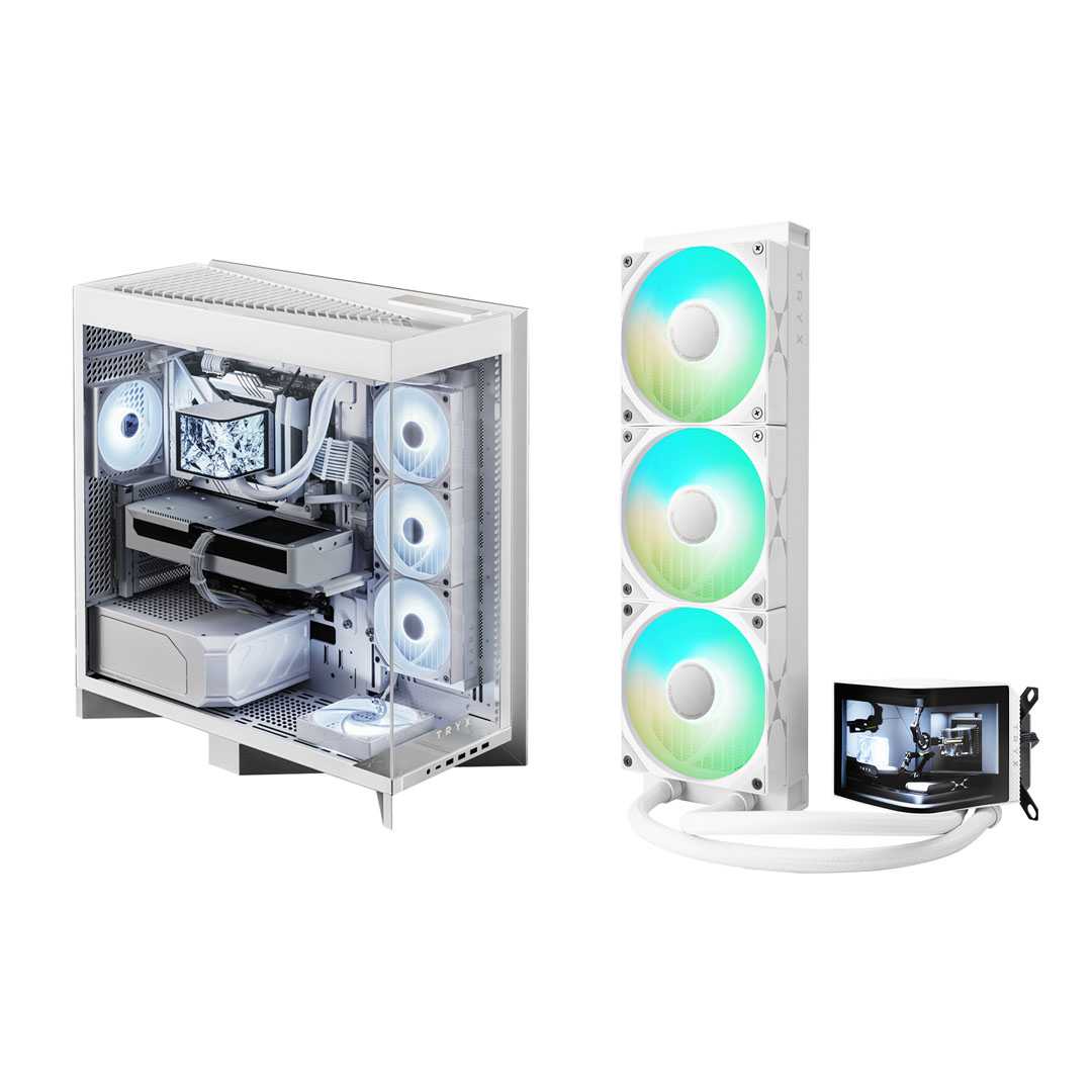 Tryx L70 360 Panorama Bundle White | PC Case Gear