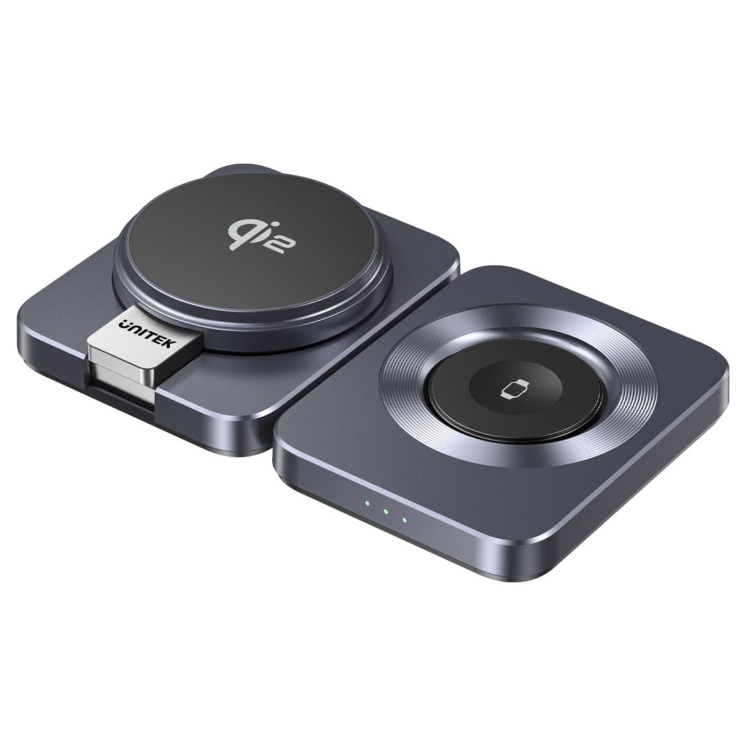 Buy Unitek Qi2 Foldable 3-in-1 Charging Station [UTP1300AGY01] | PC ...