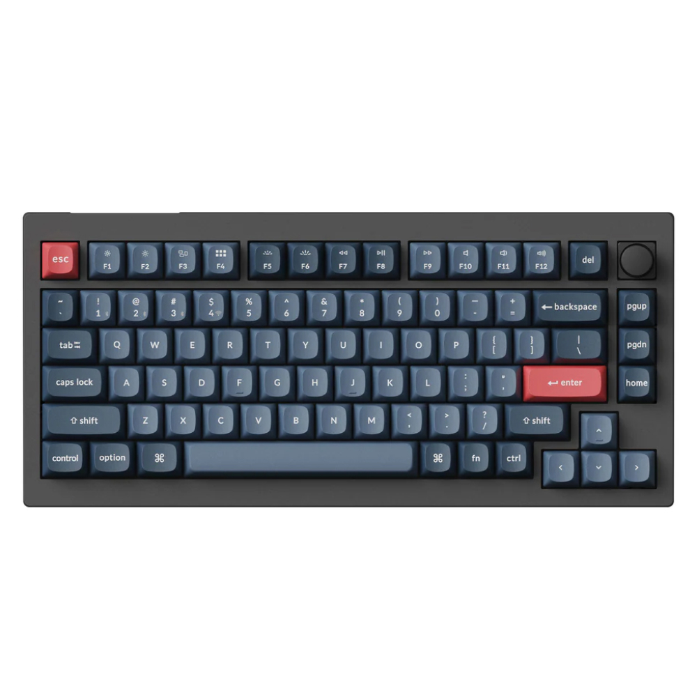 Buy Keychron V1 Max QMK Wireless Mech Keyboard Silent Red Switch [V1M ...