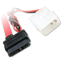 Buy Wicked Wired Slimline SATA Cable for Slim Optical Drive [WW-P ...