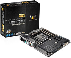 Buy ASUS Sabertooth X99 USB 3.1 Motherboard [X99-SABERTOOTH] | PC Case ...