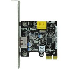 Buy ASRock SATA III PCIe Card [AR-SATA3-CARD] | PC Case Gear Australia