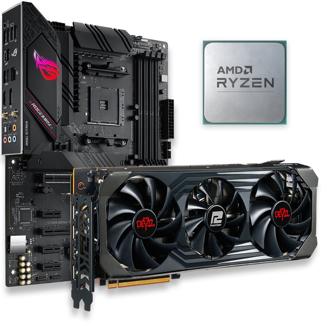 ASUS Devil RX 6700 XT Gamers Bundle | PC Case Gear