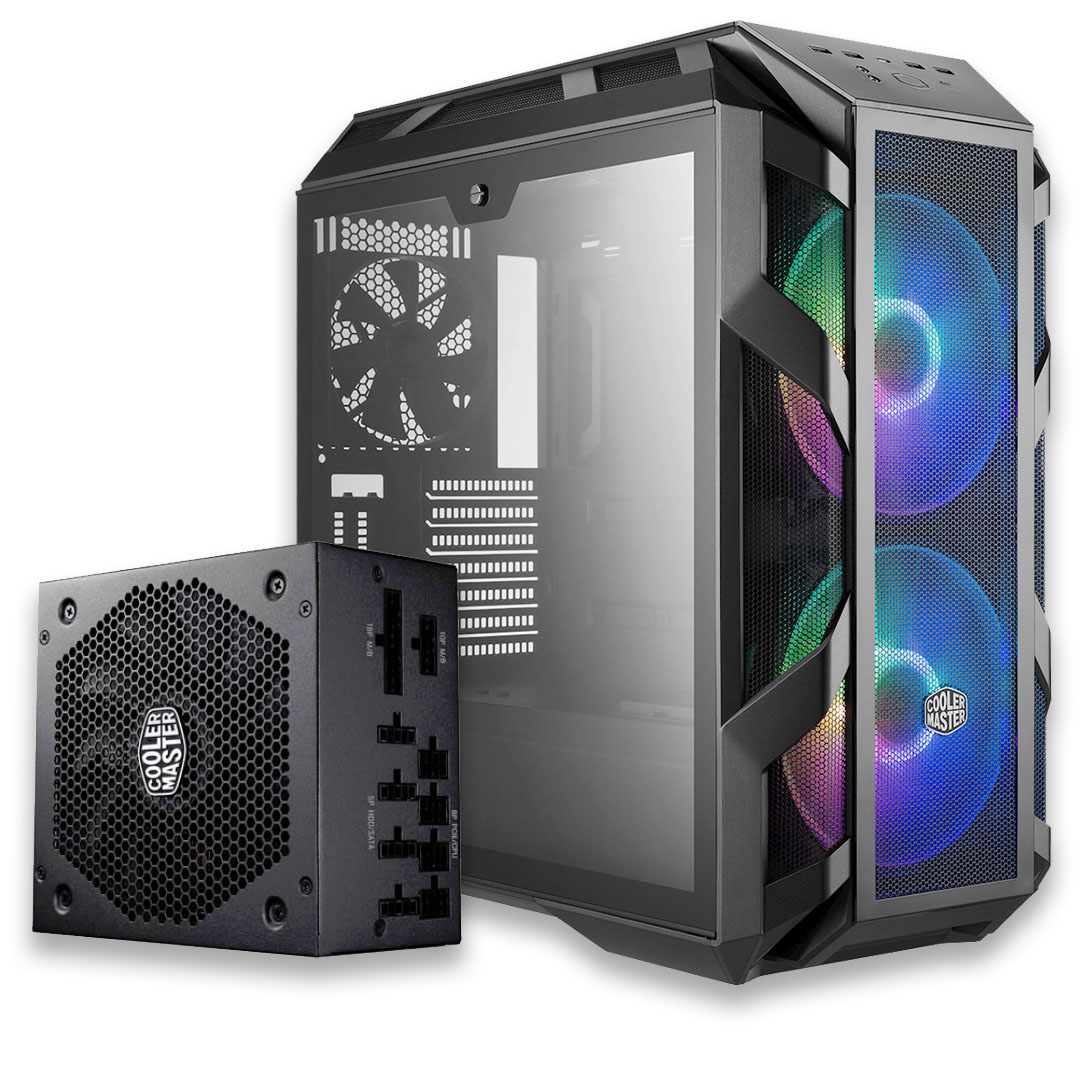 Cooler Master MasterCase H500M 750W Builders Bundle | PC Case Gear