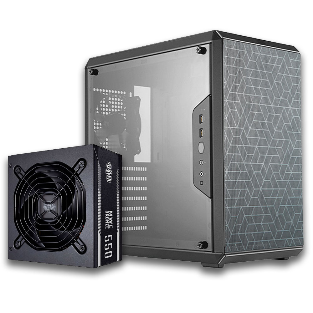 Cooler Master MasterBox Q500L Mid 550W Builders Pack | PC Case Gear