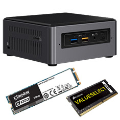 Intel BOXNUC7I5BNH 8GB/240GB NUC Bundle | PC Case Gear