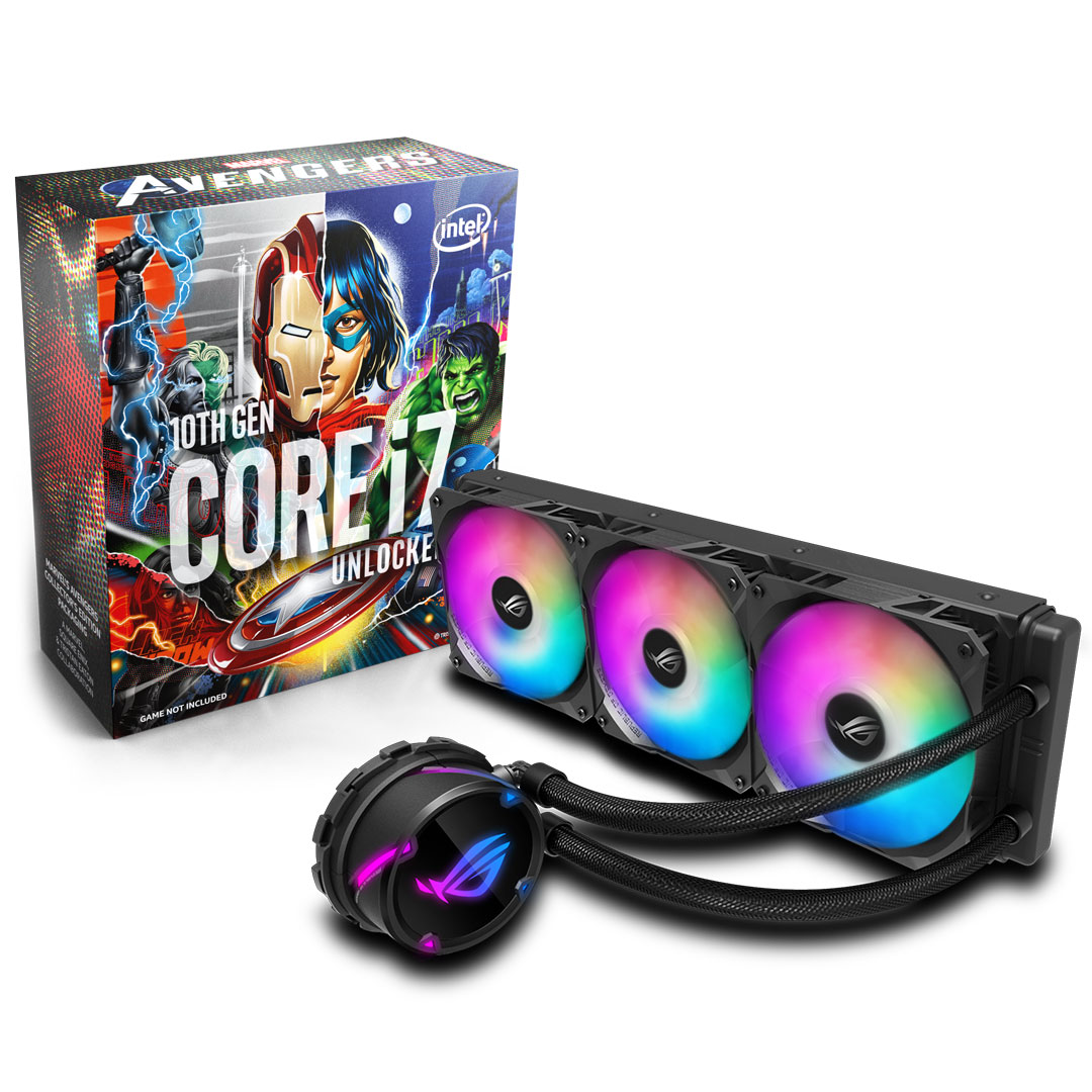 Intel Core i7 10700K CPU ASUS ROG Strix 360mm AIO Bundle | PC Case Gear