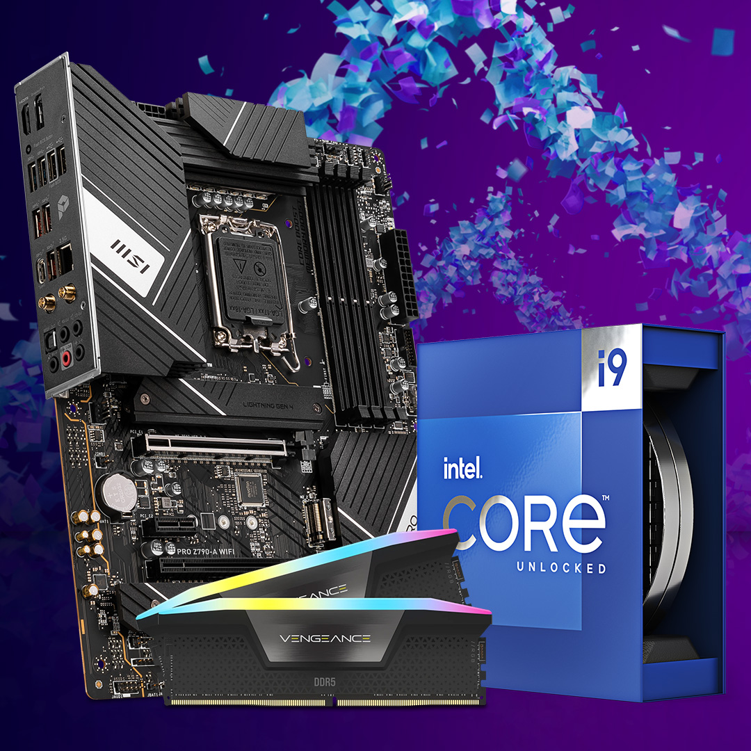 Intel Gamer Days MSI Pro 13900K Enthusiast Bundle | PC Case Gear