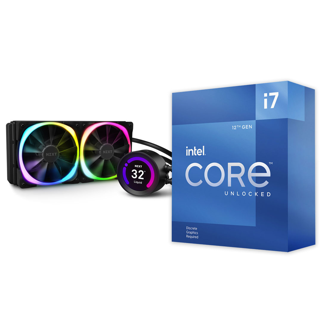 Intel x NZXT 12700K Kraken Bundle | PC Case Gear