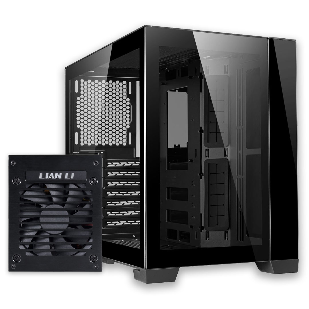 Lian Li O11D Mini 850W Builders Bundle Black | PC Case Gear